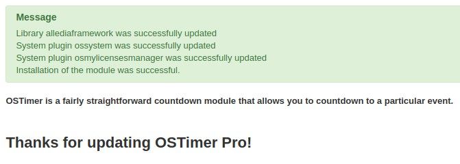 How to Install OSTimer - Joomlashack