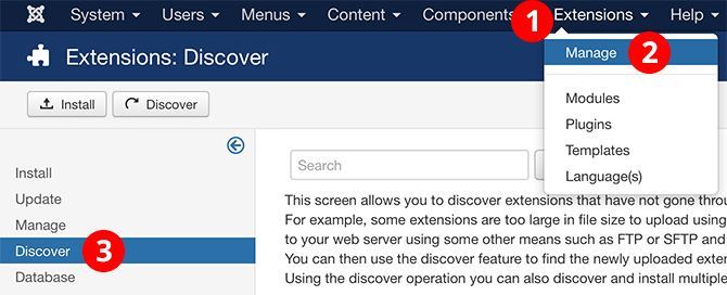 Install A Joomla Template Manually With Discover Joomlashack